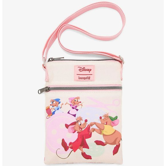 Loungefly | Bags | Loungefly Disney Cinderella Crossbody Jaq Gus Gus ...